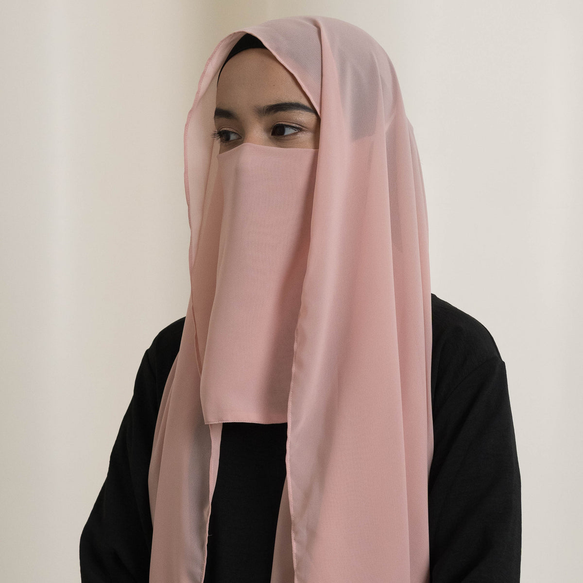 Medina Silk Niqab Set - Pink – Modest Essentials