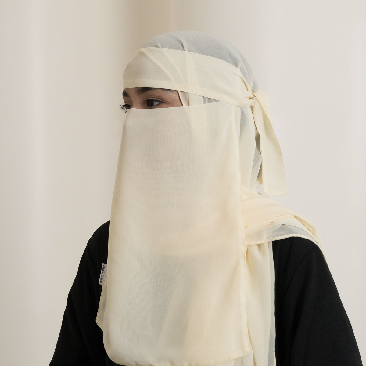 Medina Silk Niqab Set - Yellow ( Niqab and Hijab sold separately ...