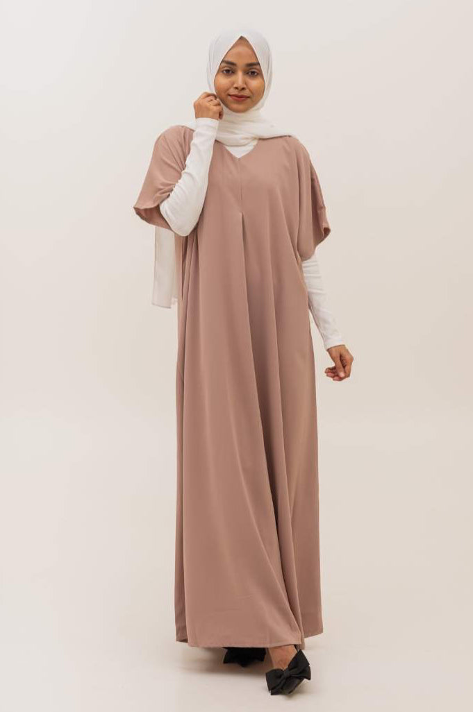 Dusty Mauve Premium Airtech™️ Layering Dress - Half Sleeve – Modest ...